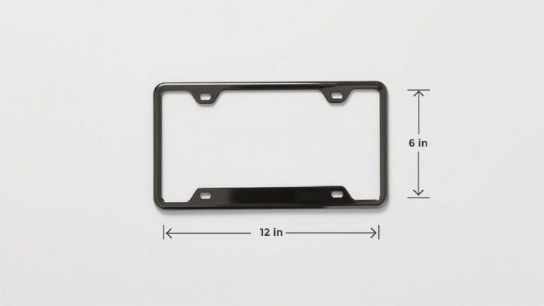 What’s the Standard Size for License Plate Frames in North America ...